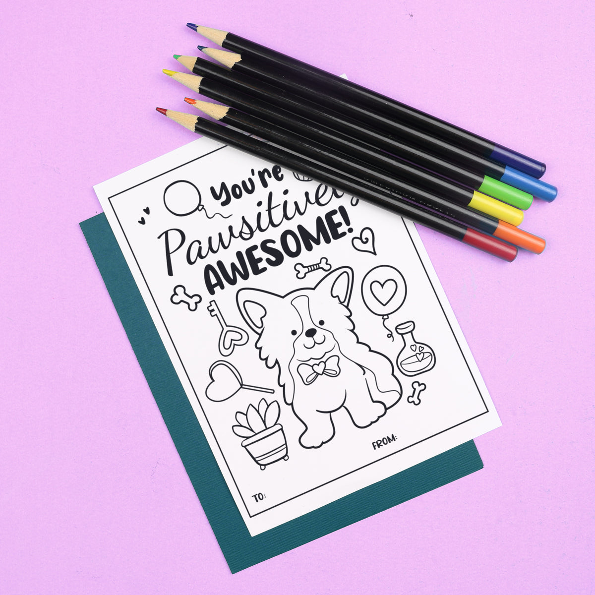 Pet-Themed Valentine Cards Printable Bundle – Mad in Crafts