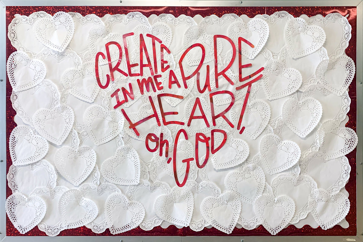 Create in Me a Pure Heart Bulletin Board SVG – Mad in Crafts